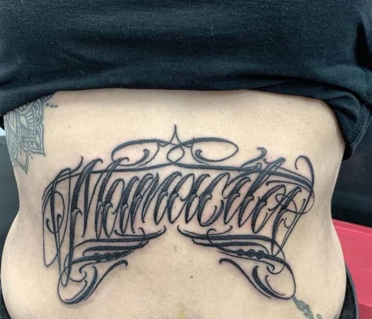 Lettering Tattoos Christchurch | Script & Type by B.LIST